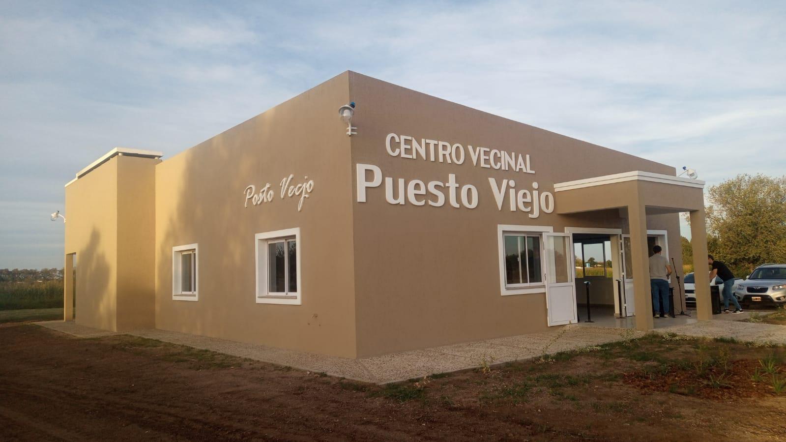 Puesto Viejo inauguró la sede del centro vecinal