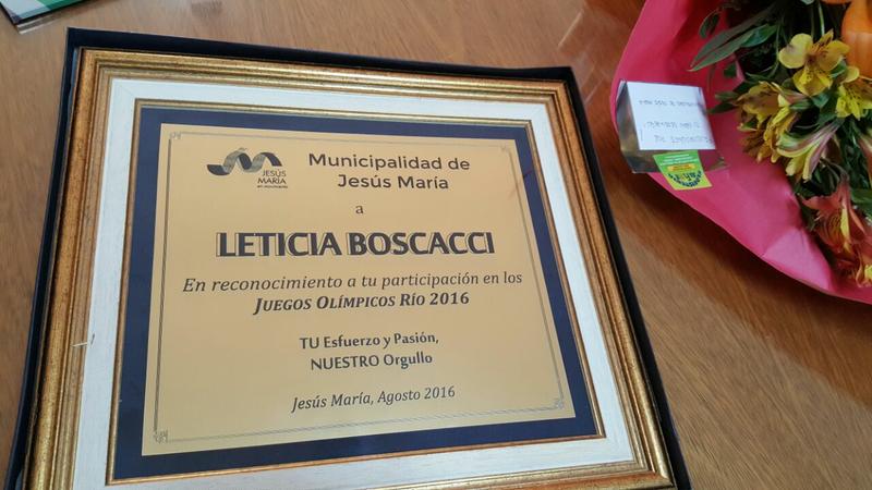 Leticia Boscacci fue distinguida por la Municipalidad